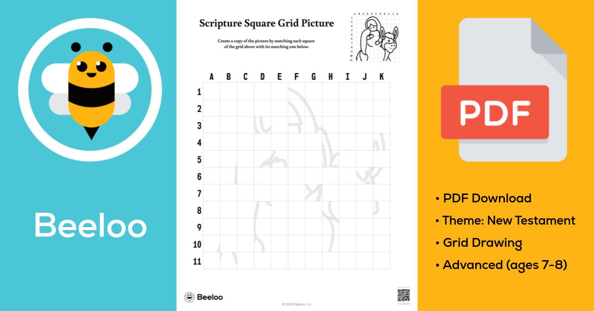 Ukraine Square Grid Picture • Beeloo Printable Crafts and Activities ...